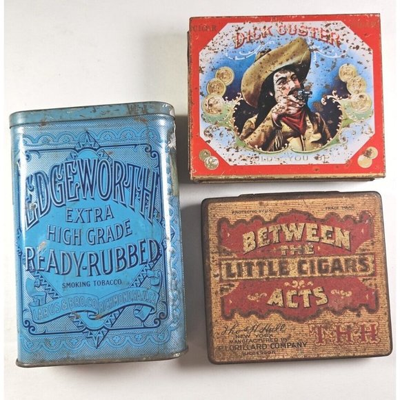 THH Edgeworth Dick Custer | Office | Early 90s Tobaccania Litho Tins ...